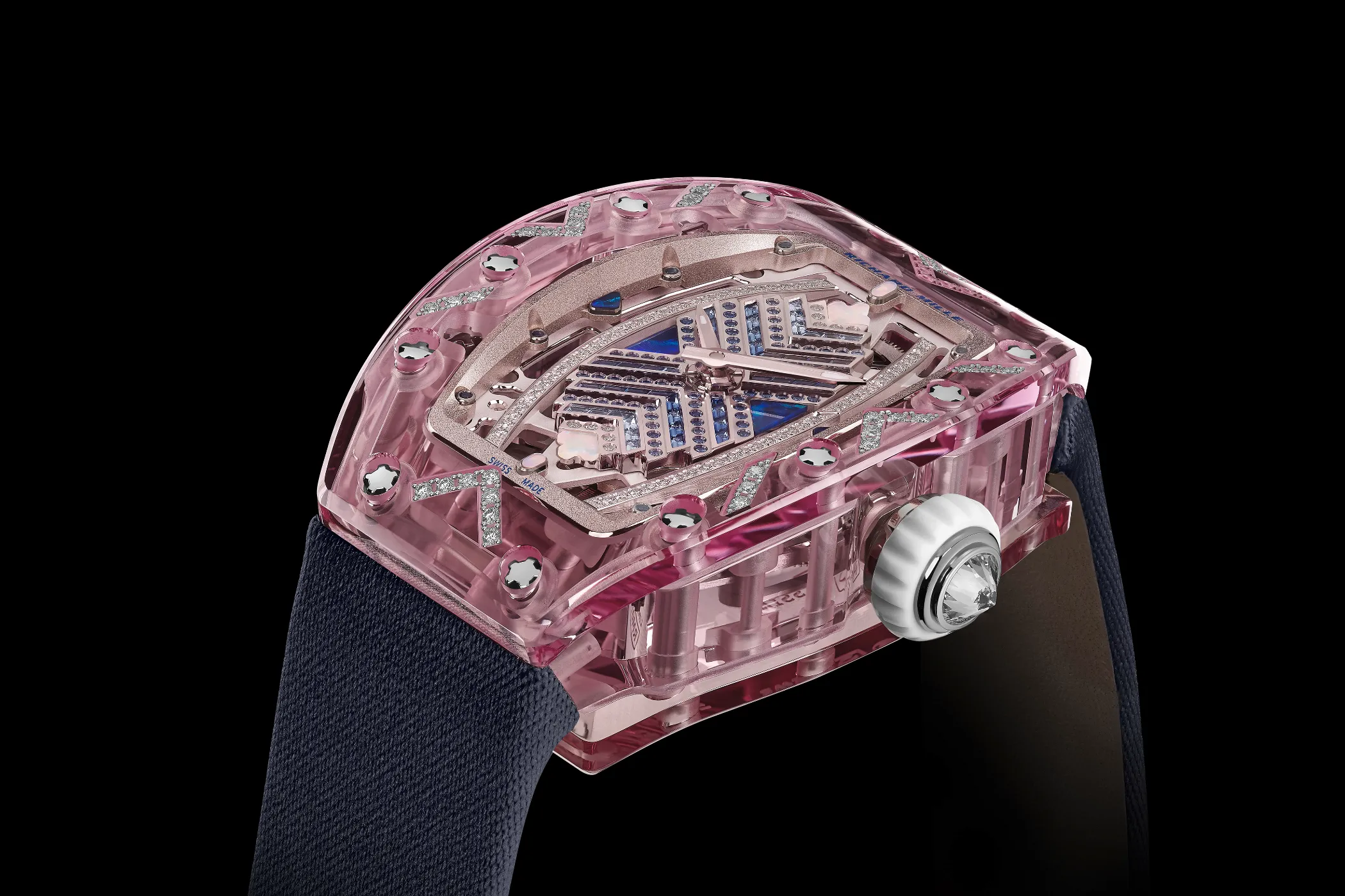 Richard Mille RM 07-02 Automatic Sapphire: Neue Farben für das Kristallgehäuse | Swisswatches ...
